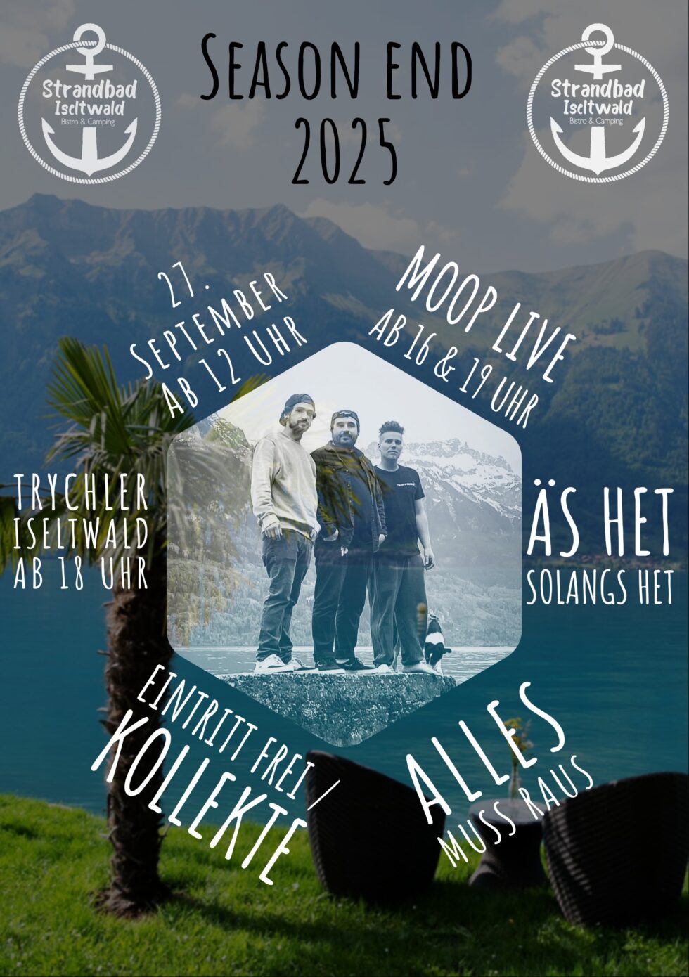 Season End Party & Live Konzert Moop | strandbad-iseltwald